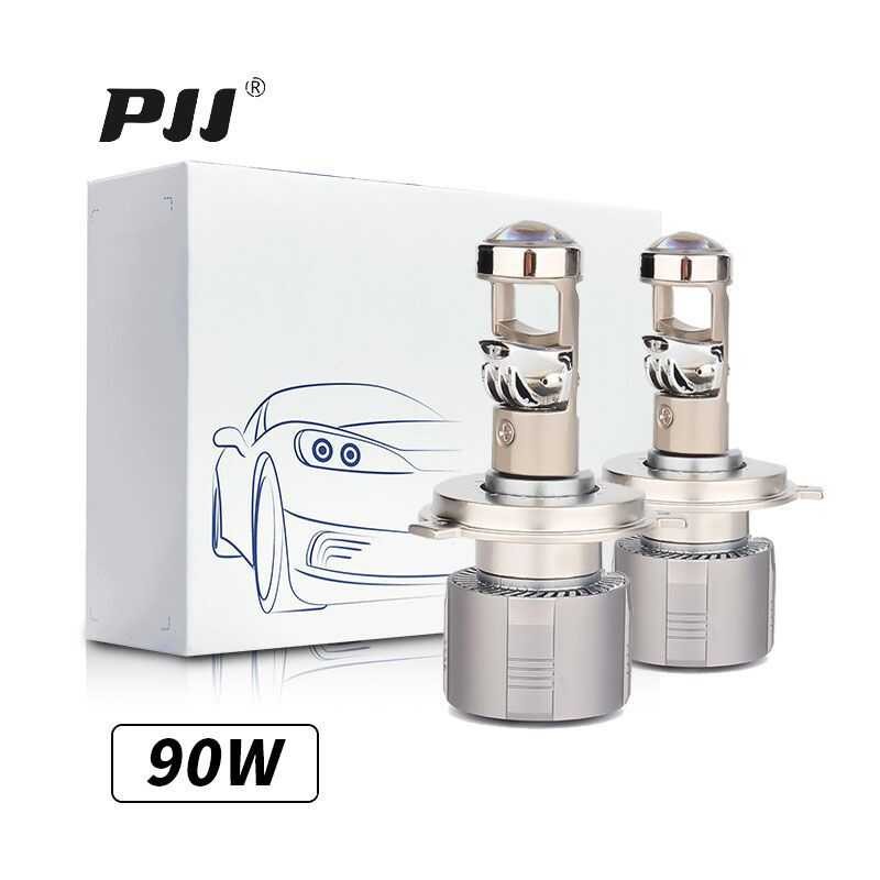 W 90W Mataas Kapangyarihan A80 Lens Salamin LED Kotse May 7 Dahon H4 ...