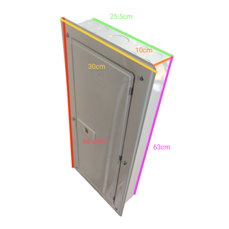 KOTEN Panel Board 80A 2Pole Main Himel with Miniature Circuit Breaker ...