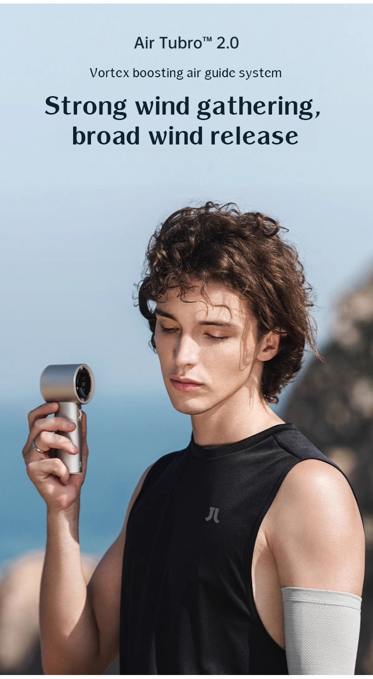 【Powerful Airflow/Portable Small/Rechargeable Battery】Jisu Turbo High ...