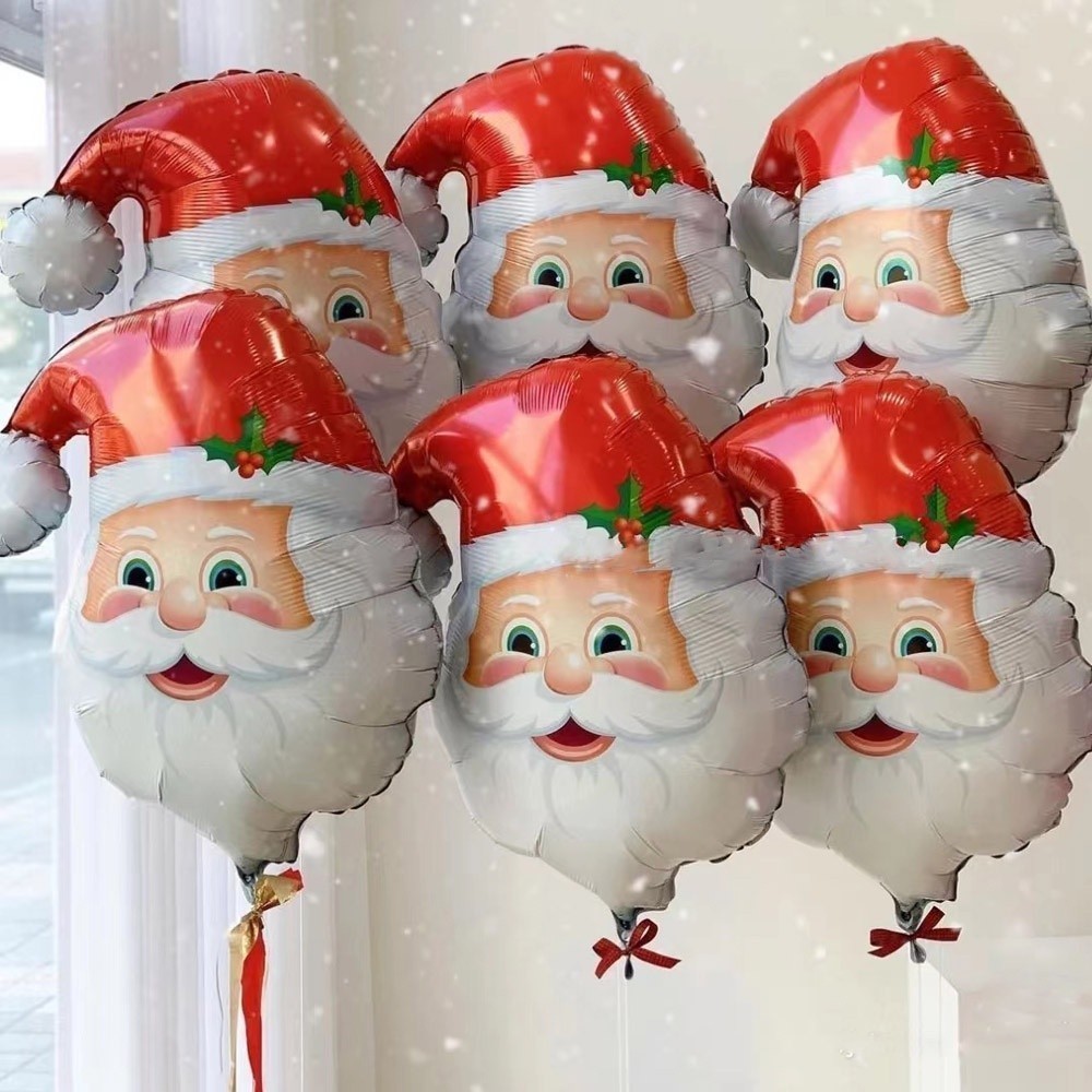 Giant Santa Claus Snowman Christmas Tree Balloons Inflatables Xmas Tree ...