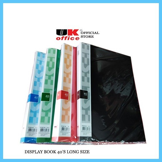 ∏ ⚽︎♀ CLEAR BOOK/DISPLAY BOOK 40'S LONG AND A4 SIZE | Shopee Philippines