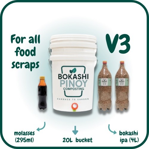 Bokashi Pinoy Starter Kit v3 for Composting your Food Waste | Shopee ...