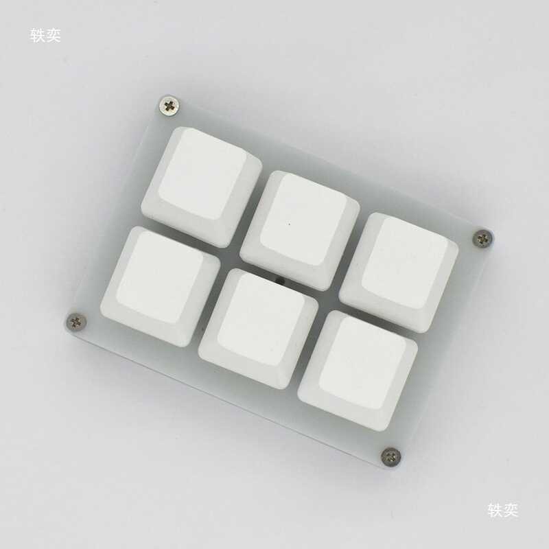 6-key mechanical keyboard, custom shortcut keys, programmable hardware macro, automatic click S ...
