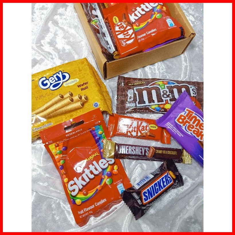 ๑ CRAFTED LOCALLY ASSORTED IMPORTED CHOCOLATES AND CANDIES IN A BOX ...