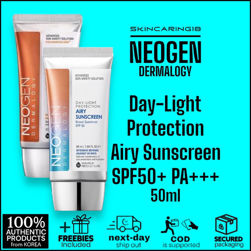NEOGEN Day-Light Protection Airy Sunscreen 50ml SPF50+ PA+++ (sunblock ...