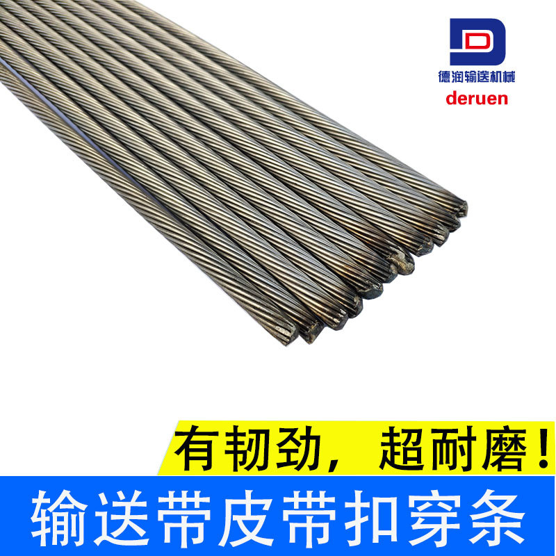 Conveyor belt, conveyor joint, belt buckle clip connection, threading ...