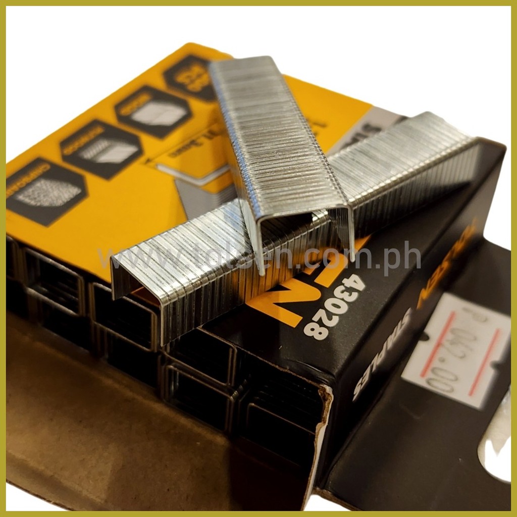 Tolsen 1000pcs Gun Tacker Staple Wire Refill (6mm - 12mm) | Shopee ...