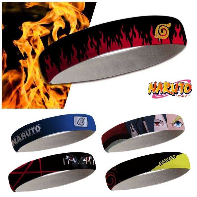 Sports Naruto Headband Anime Hair Band Trend Sweat-Absorbing Running ...