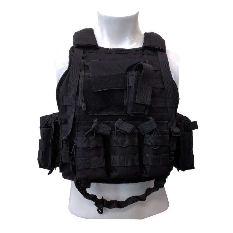 Tactical Outdoor Vest D Sniper Chest Rig Airsoft Armor Gear Carrier ...