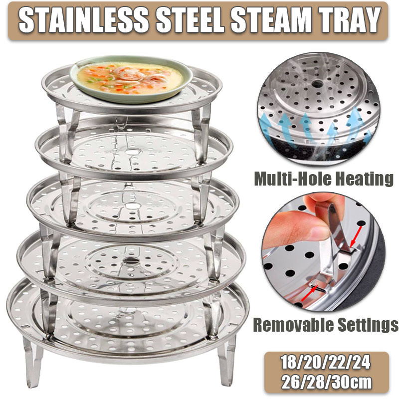 Stainless Steel Steamer Tray Steamer Basket Steamer Tray Round Steamer ...