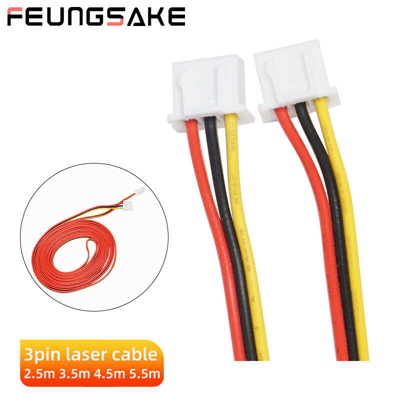 2.54Xh B32 Connector Plug Wire Pmw Cable Lead Cord 3 Pin Module Laser ...