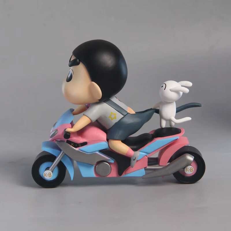 0 Anime Nohara Shinnosuke GK Motorcycle Shin Chan Little White ...