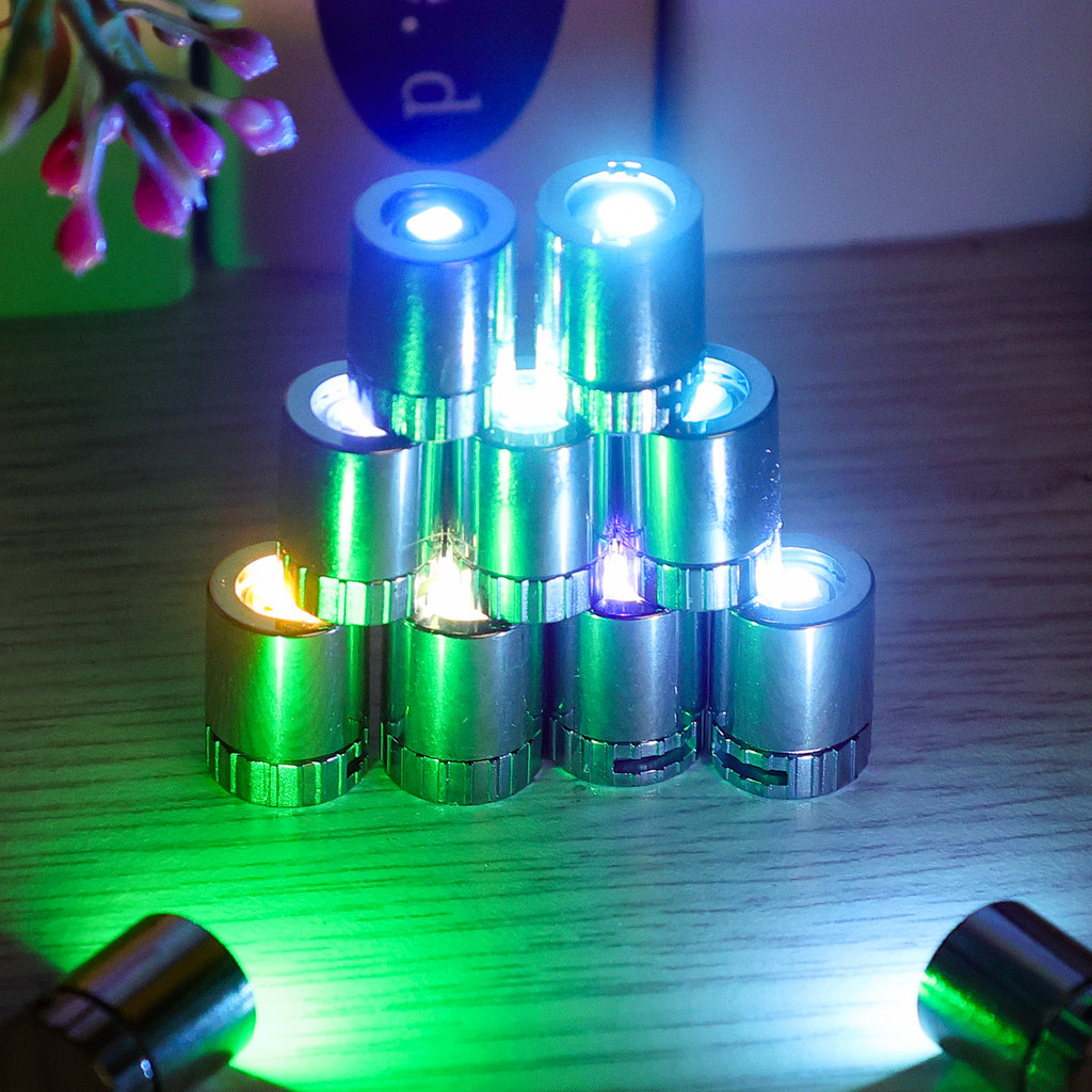 10Pcs Mini LED Battery Operated Electronic Small Colored Lamps Party ...