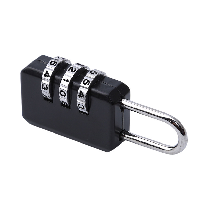 3 Digit 7A Number Combination Pad Padlock Outdoor Waterproof Suitcase ...