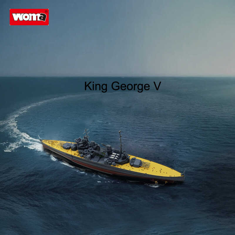 6Ae Woma 1/1000 Scale Ww2 Military Warships KMS Prince Of Wales 1941 ...