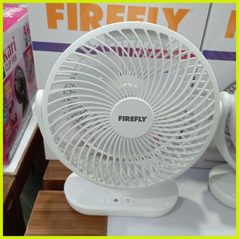 Firefly Rechargeable Fan with Night Light FEL-6114 6''inch | Shopee ...