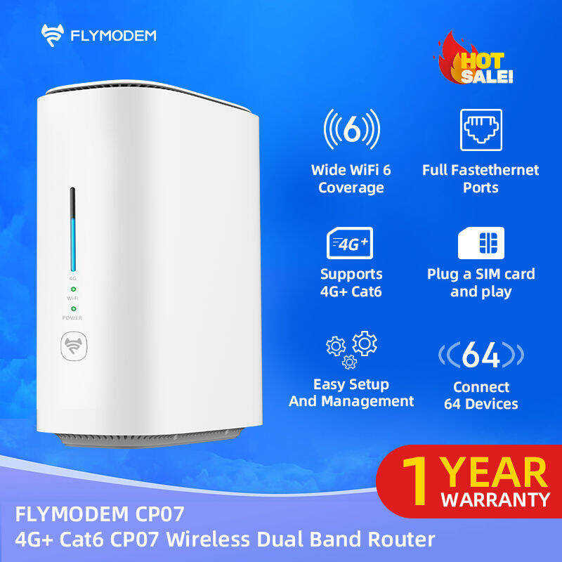 ROUTER Cp07 300Mbps Cat 6 Dual Band Wireless 4G Buksan LTE Gigabit 4G+ Flymodem [Unk] Router ...