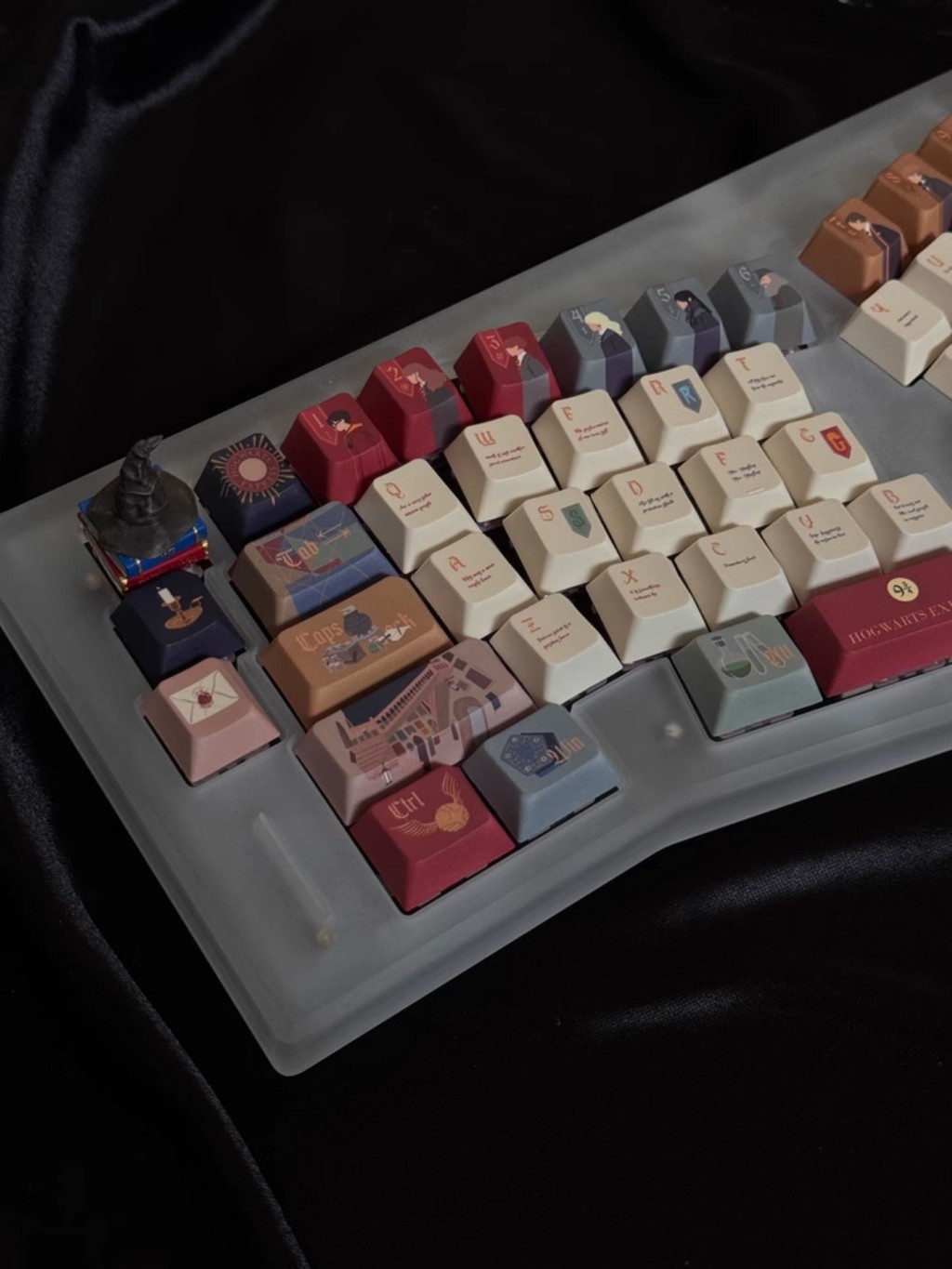 Hedwig's Letter Keycap Cherry/MOA Profile 140 Keys PBT Five-sided Dye ...