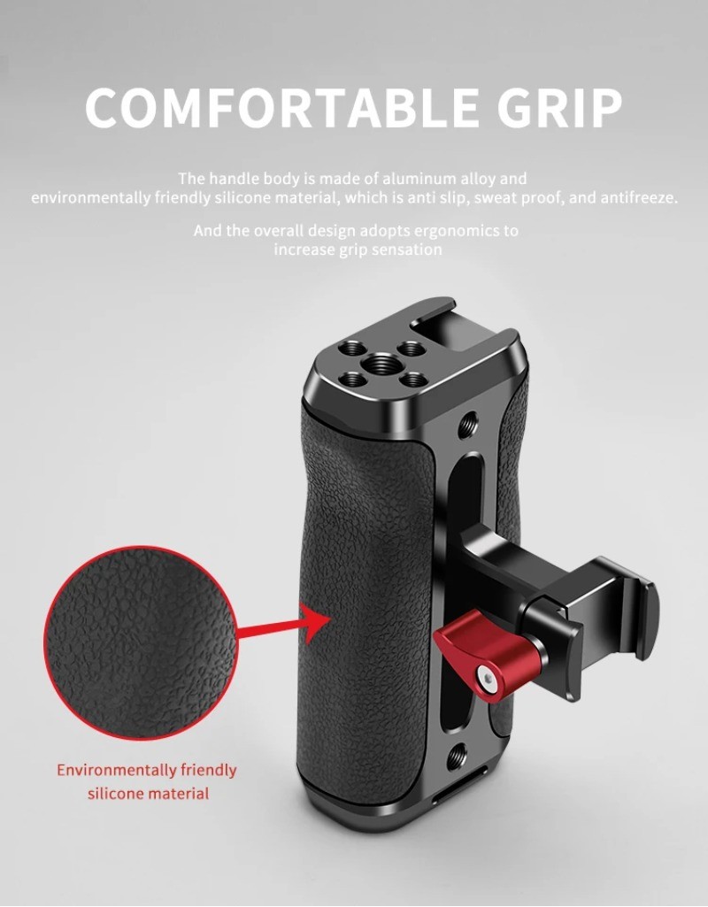 Universal Camera Cage Mini Side Handle for Action Camera Cage Rig ...