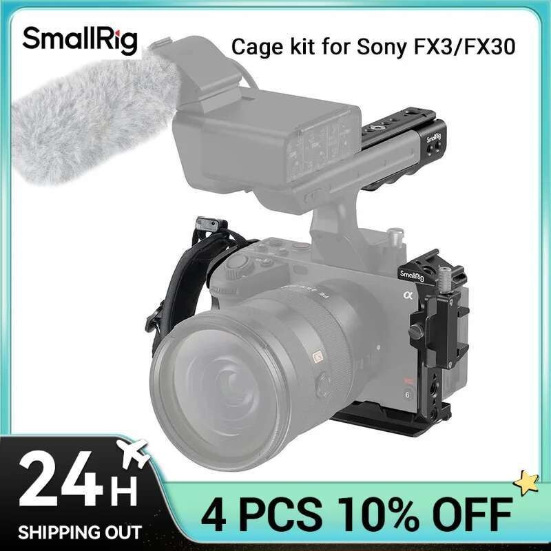 SmallRig Full Camera Cage Rig kit for Sony FX3/FX30 With Cable Clamp ...