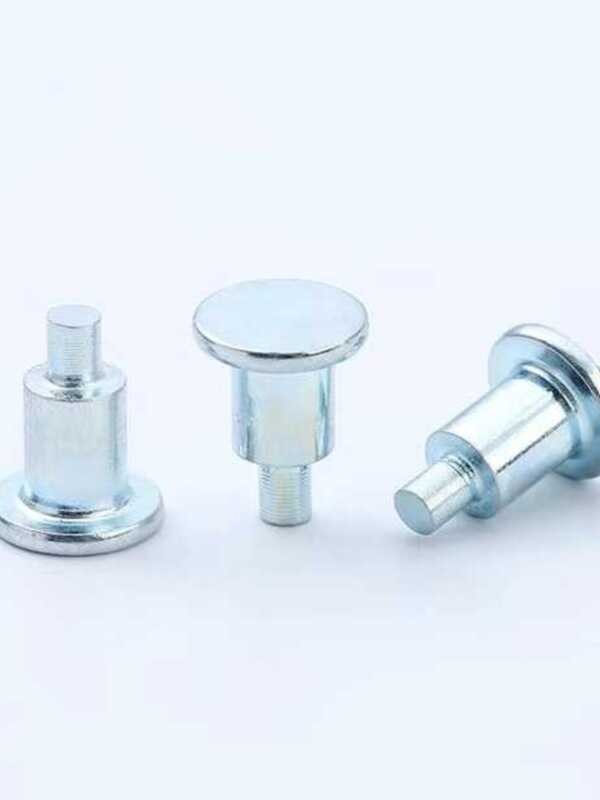 Iron Flat Head Step Rivet Solid Step Rivet Carbon Steel Blue Zinc ...