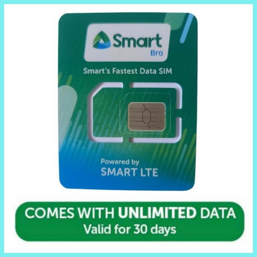 ℏ ⚳ PLDT/Smart and Globe At Home Prepaid Wifi Simcard with 30 Days UNLI ...