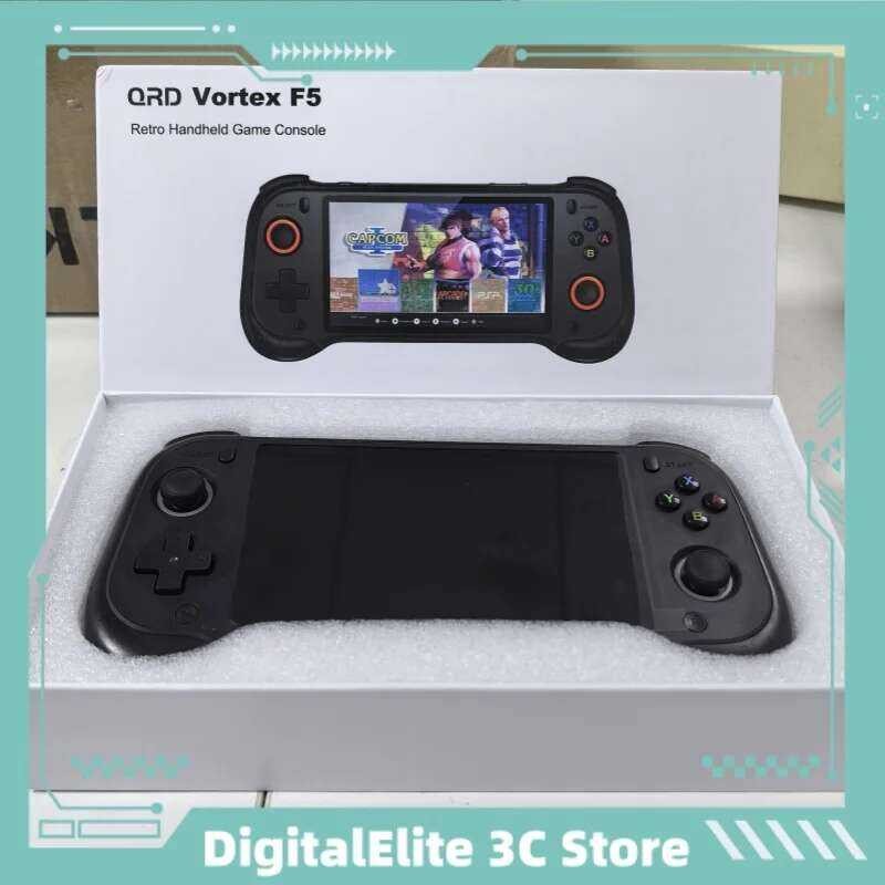 Vortex ⭐Aa QRD F5 Retro Handheld Game Console Hall Effect Joystick 5.5 ...