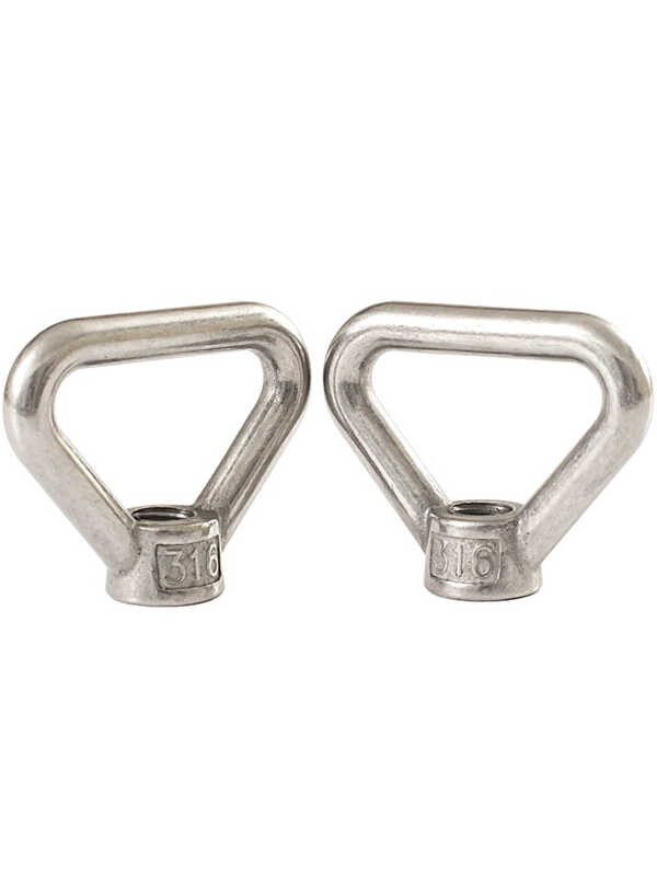 stainless steel 304/316 ring nut, lifting ring nut, triangular hand ...