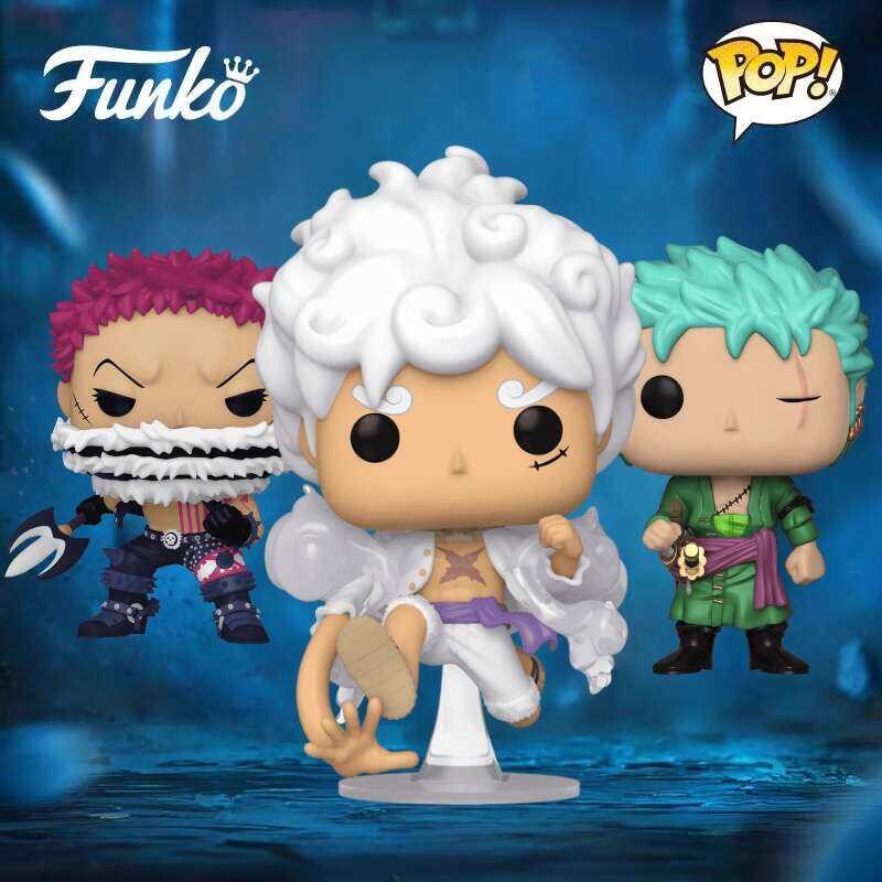 Funko Pop Japanese anime One Piece, fifth tier, Luffy, Galat, Charokado ...