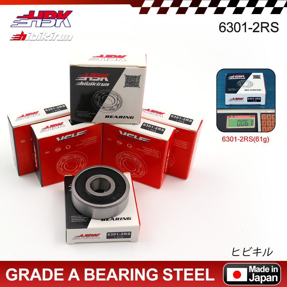【Wholesale】 HBK Motorcycle Bearing 6201/6203/6205/6301/6302 2RS Rubber ...