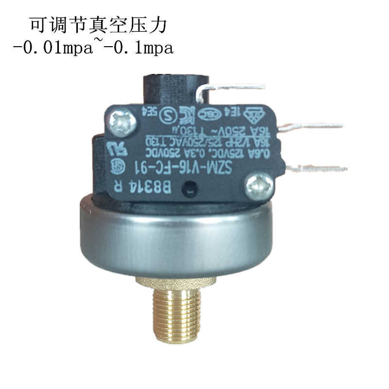 Vacuum pressure switch, normally open and normally closed, pneumatic ...
