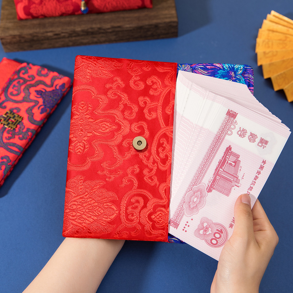 2026 New Year Fabric Red Envelopes Elegant Angpao for Chinese New Year ...