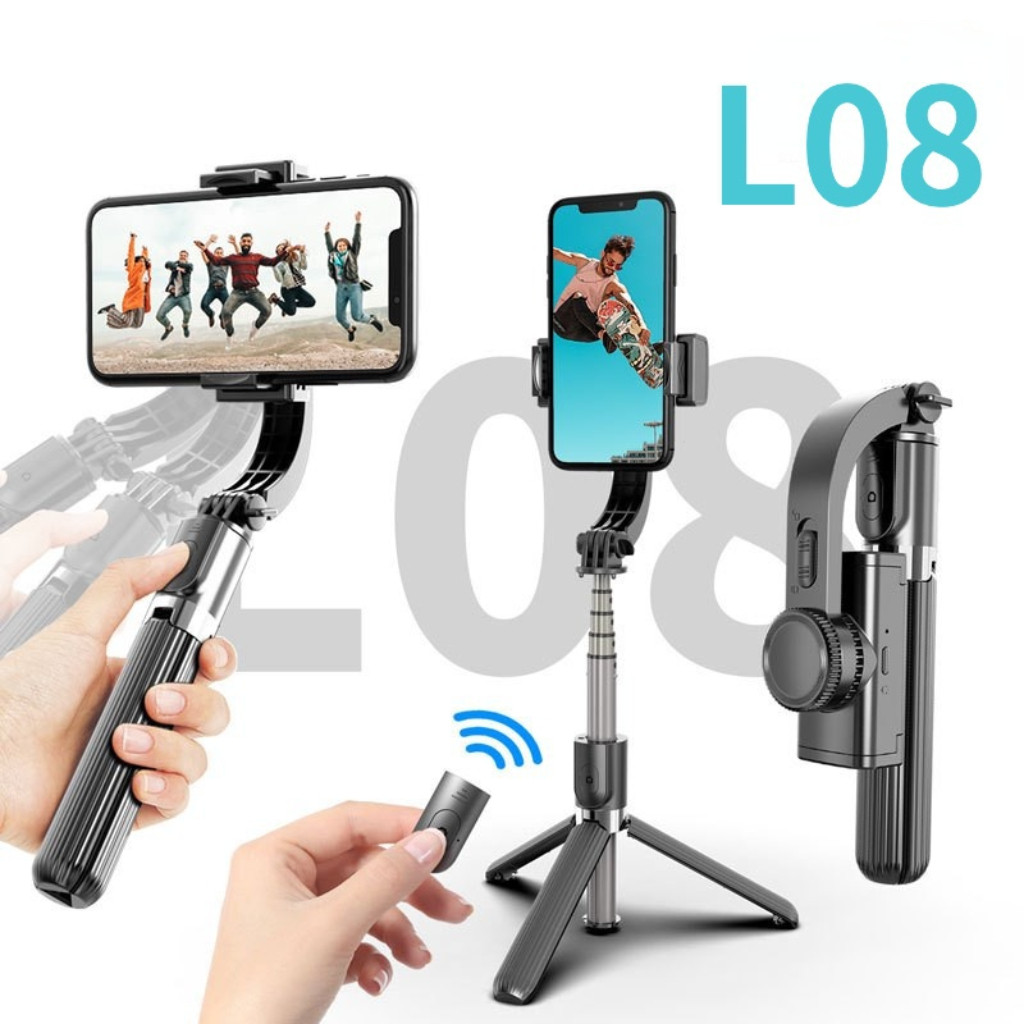Phone Stabilizer Anti-shake Handheld Gimbal Shooting Tripod Multi-function Selfie Stick Live ...