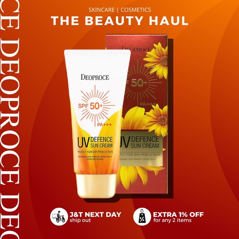 DEOPROCE UV Defence Sun Cream | Soft Daily Sun Cream | Silky Light Stick SPF50+ PA+++ (70g ...