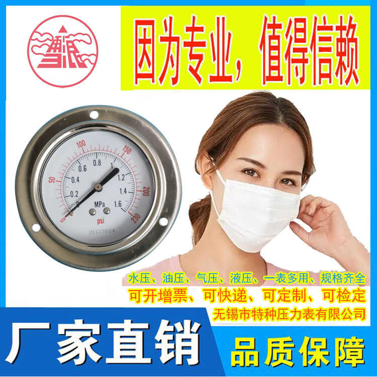 Xuelang special instrument oil filled shock resistant panel pipeline ...