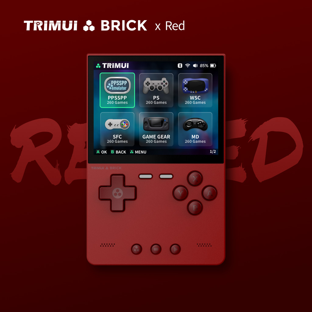 TRIMUI BRICK Handheld Game Console 3.2'' IPS Screen Linux System Trimui ...