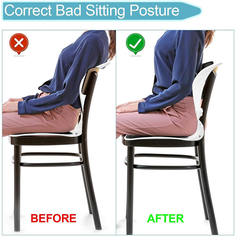 LumbarBack Support Chair Office Chair Cushion Posture Corrector Chair ...