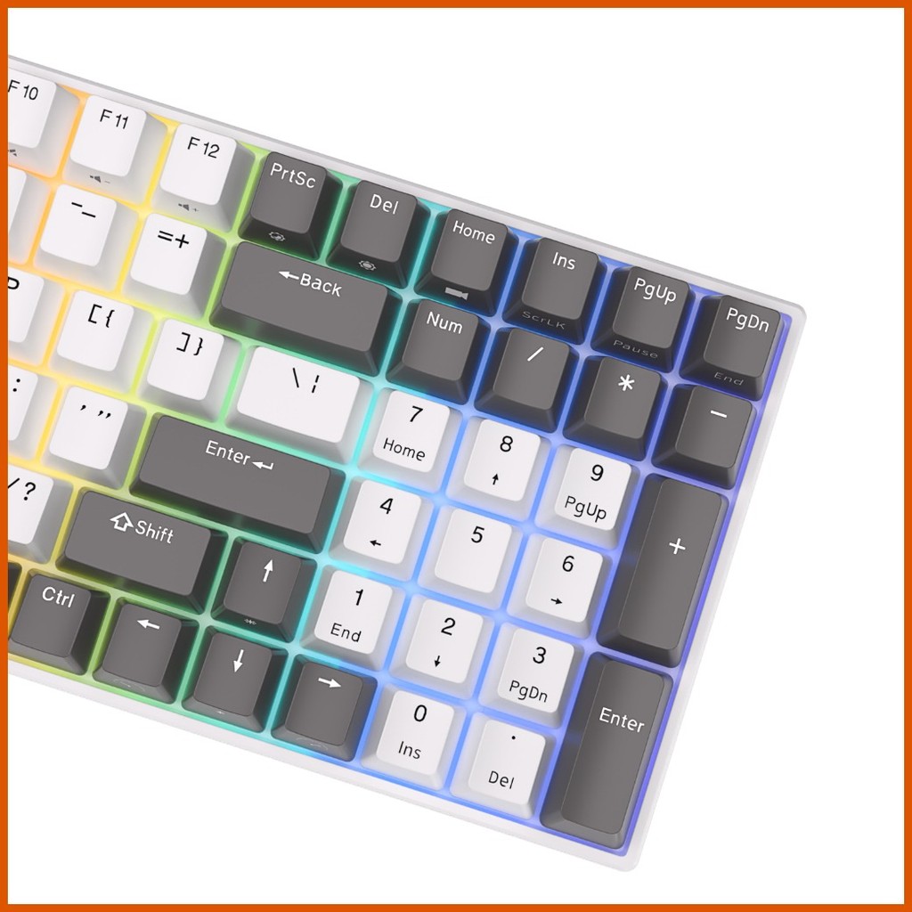 ∲ NEW Color RK100 RK ROYAL KLUDGE Carbon 100 keys Wireless Hot ...