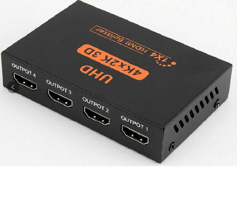HDMI Distributor out HD TV 4K 3D Switcher 1 sa 4 Divider | Shopee ...