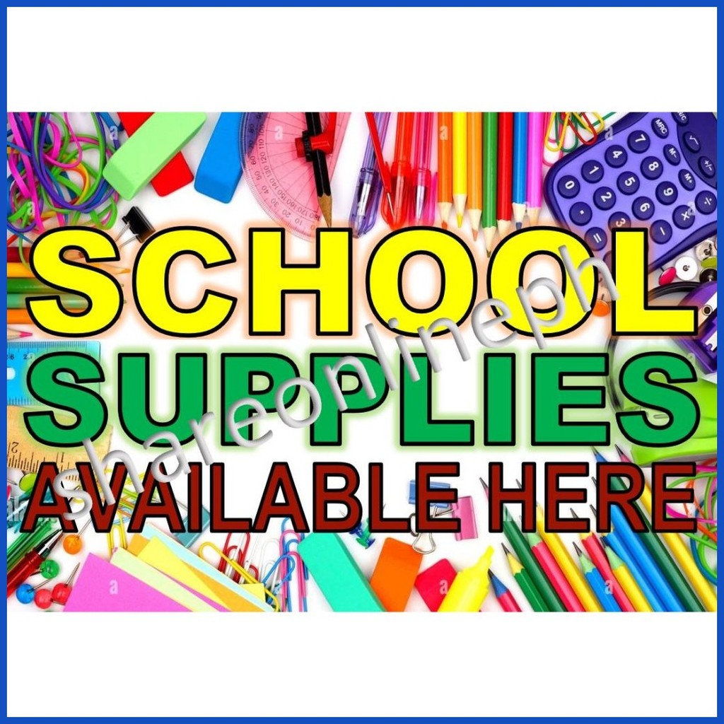① School Supplies Signage Sign Boards Laminated Signages school supply ...