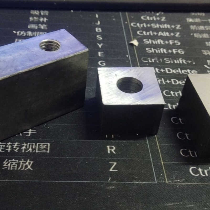 product: colored New Iron welded female square nut, cylindrical nut ...