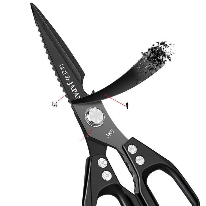kitchen scissors, Japanese stainless steel multifunctional scissors for ...