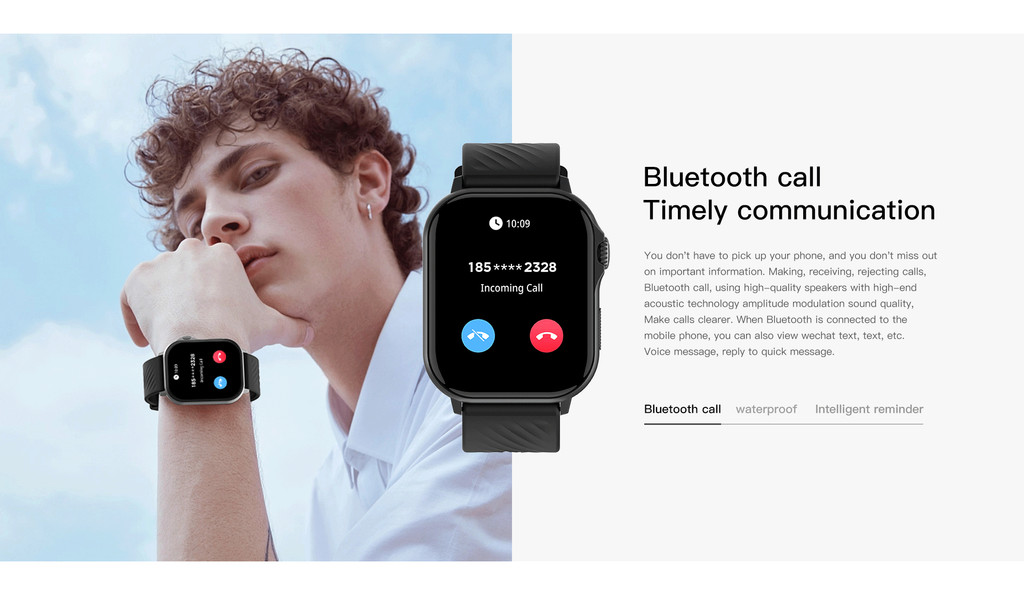 Harmos 2.13" Large AMOLED Smart Watch with GPS Tracking 100+ Sports ...