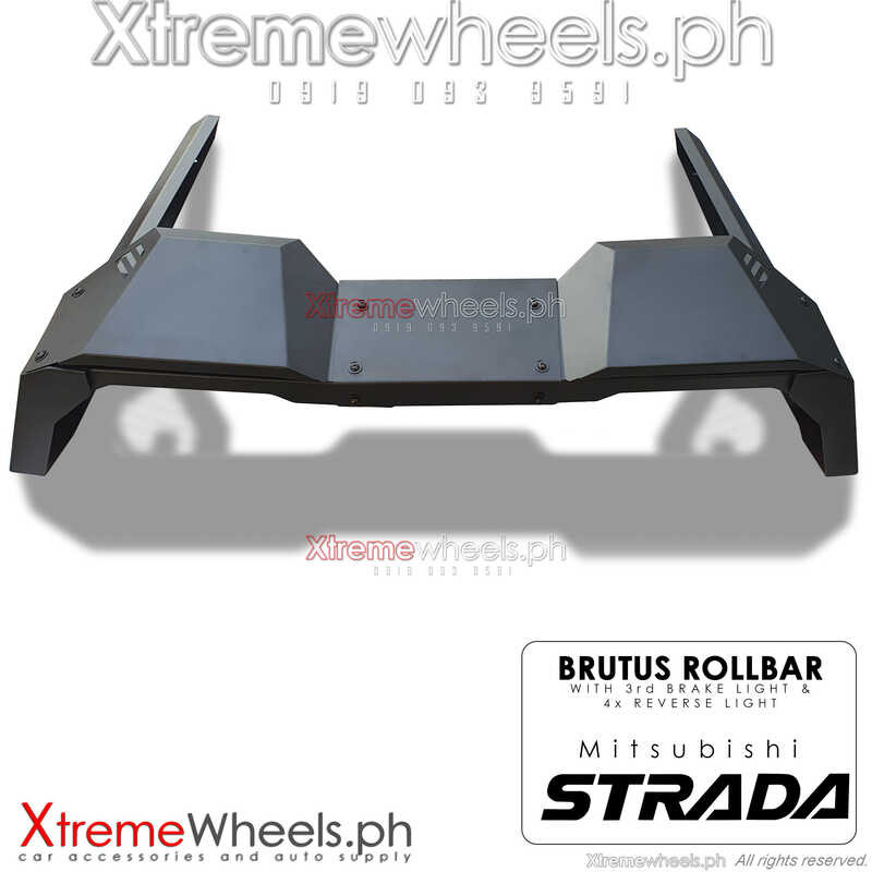 Mitsubishi Strada 2016-2023 Brutus With 4 Led Hard Steel Rollbar / Roll ...