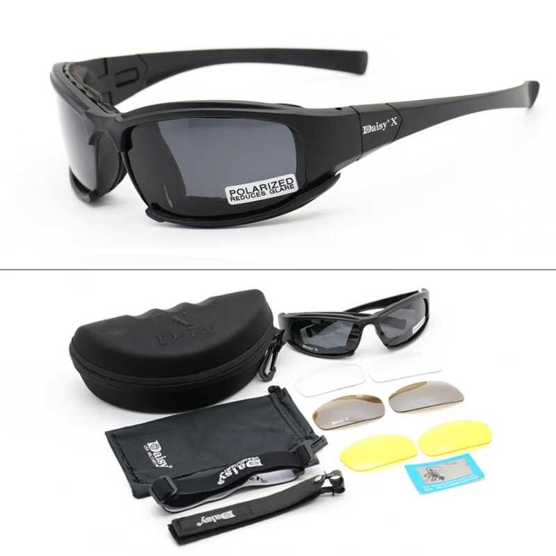 3 111 Ebf Tactical Daisy X7 Goggles Military Shades Polarized ...