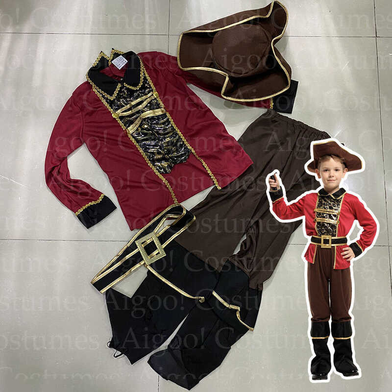United Nations & England Royal Soldier Pirate Costume For Boys | Shopee ...