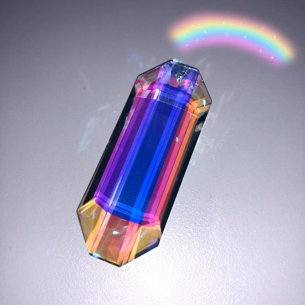 [Meow.Sensei]Sun Catcher Crystal Rainbow Prism Pendant Window Bedroom ...