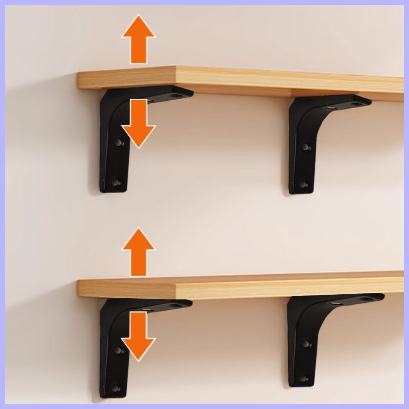 Wall Mount Furniture Cabinet Support Shelf - L Shape Angle Bracket ...
