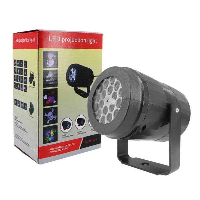 LED Laser Projector Light 16 Patterns Christmas Decor Snowflake Elk ...