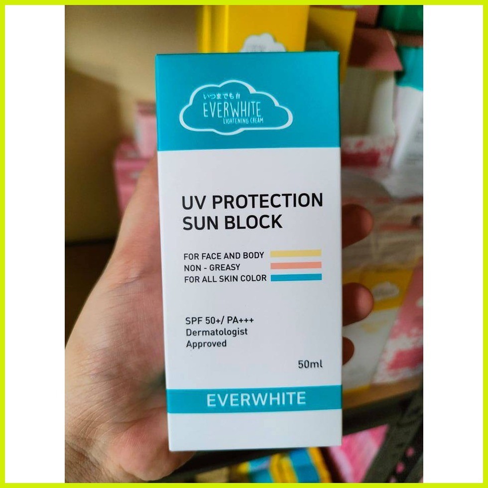 Everwhite UV Protection Sunblock SPF 50 non greasy, face & body ...